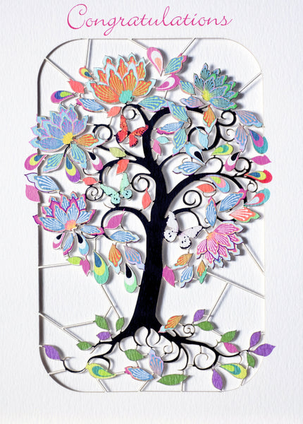 RPM220- Congratulations flowering tree – Shadywood Designs